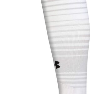 Under Armour Youth Global Performance Over The Calf Socks, 1-pair , White/Glacier Gray , Small