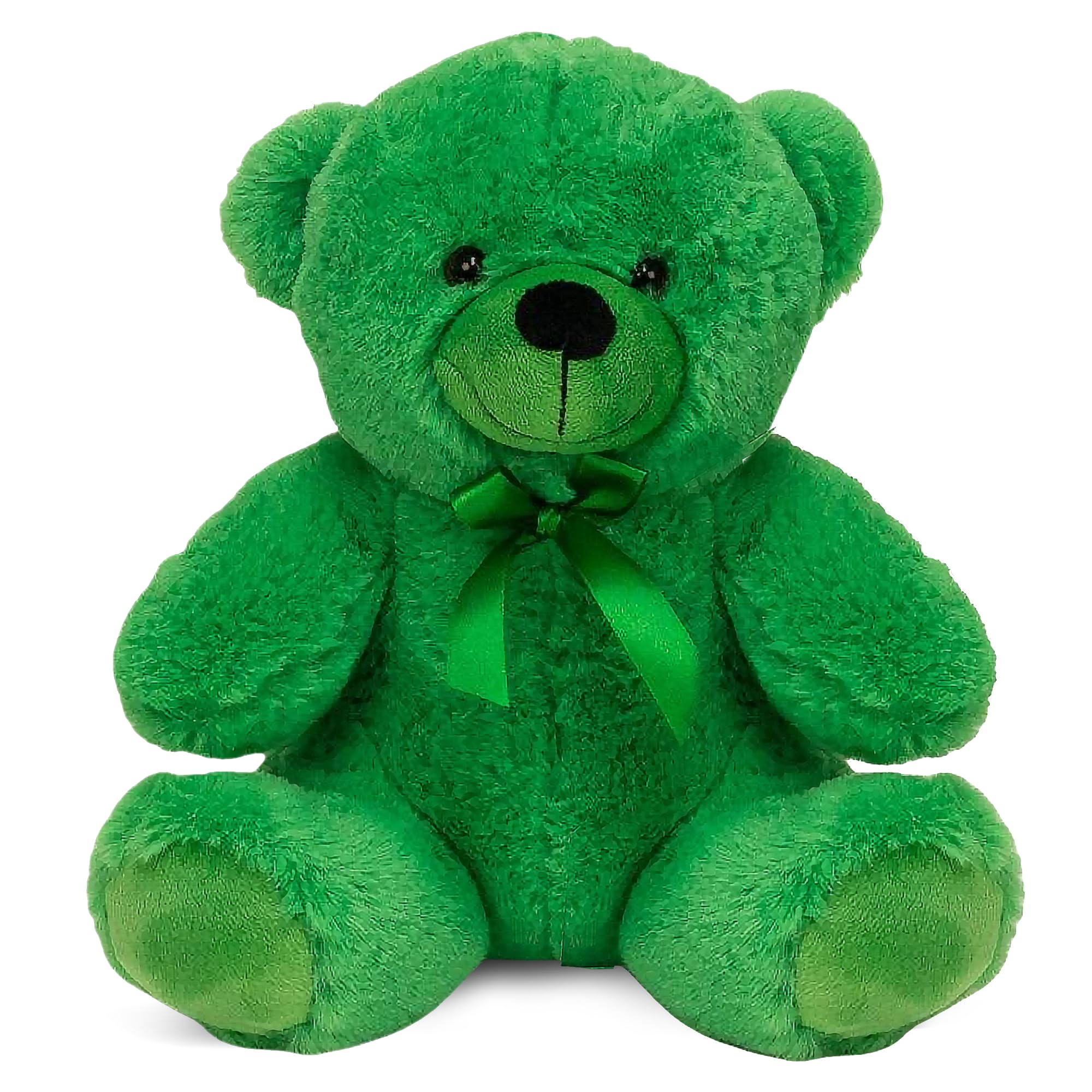 Grandma Smiley's Plush Best Friends Super Color Green Stuffed Animal, 9-inch Hypoallergenic Small for Christmas, Newborn Baby Shower, Girlfriend, Boyfriend, Graduation