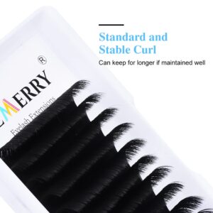 Volume Lash Extensions 0.05 Easy Fan Volume Lashes D Curl 15-20mm Eyelash Extensions Easy Fan Lash Self Fanning 2D-10D Auto Rapid Blooming by GEMERRY (0.05-D Curl-Mix 15-20mm)