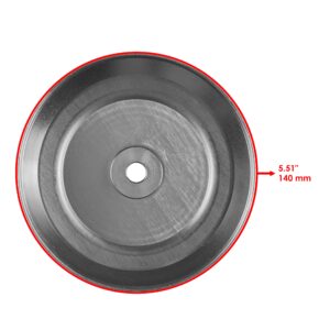 Caltric 532175410 187618 Engine Double Pulley Compatible with Husqvarna Lt18542 Lt131 Lt141