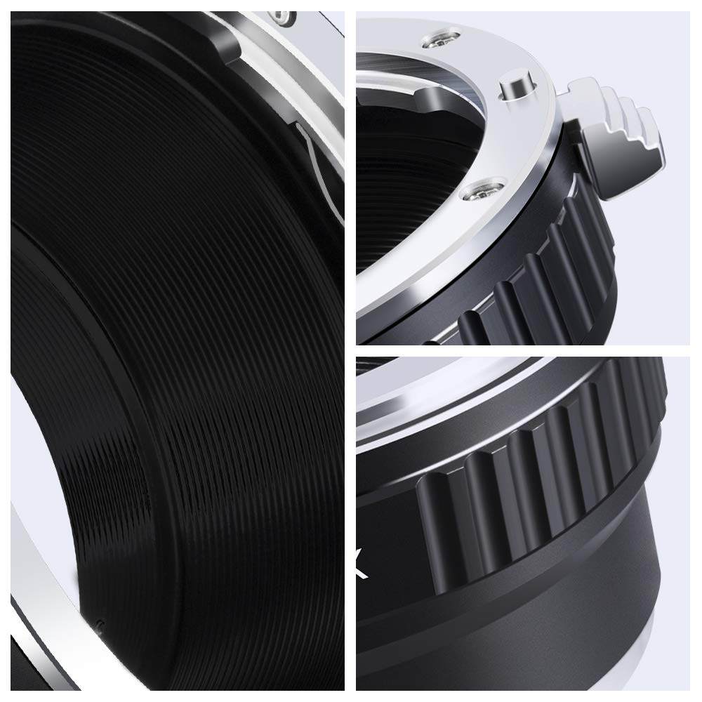 K&F Concept Lens Mount Adapter for Lens to Sony Alpha Nex E-Mount Camera Body with Matting Varnish Design,Compatible with Sony NEX-3, NEX-5, NEX-5N, NEX-7, NEX-7N, NEX-C3, NEX-F3