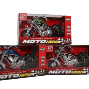 Pull-Back Motorcycle Toys for Boys & Girls | Fast and Fun Motorbike Toy Party Favors (3 Pack)