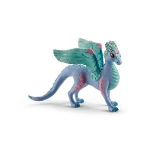 Schleich Bayala Dragon Toys and Figurines - Flying Flower Mother and Small Baby Dragon, Action Figure Kid Toys and Dolls, Girls and Boys Ages 5 and Above