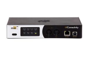 iconnectivity interface with 4 in x 4 out 5-pin din-midi ports (mioxm)