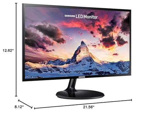 Samsung 24" FHD Flat Monitor with Super-Slim Design - LS24F354FHNXZA, Black