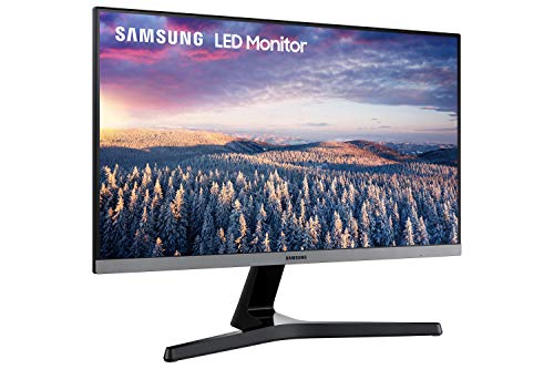 SAMSUNG 24" FHD Monitor with Bezel-LESS Design - LS24R350FHNXZA, Dark Blue Gray