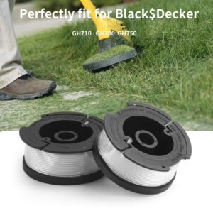 YDSL 4-Pack String Trimmer Replacement Spool for Black and Decker AF-100 Autofeed Weed Eater Spool 30 Feet/0.065 Inches