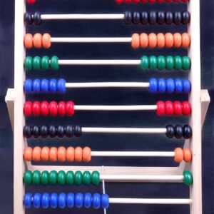 MAGIKON Wooden Counting Number Frame, 10 Rows Abacus for Kids Learning Math (11-1/2-Inch)