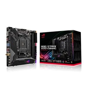 asus rog strix x570-i gaming, x570 mini-itx gaming motherboard, amd ryzen 3000 with pcie 4.0, wifi 6 (802.11ax), intel gigabit ethernet, sata 6gb/s