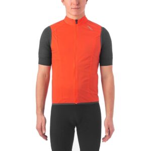 giro chrono expert wind vest - men's vermillion large