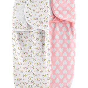 Simple Joys by Carter's Baby Girls' 2-Pack Swaddle Blankets