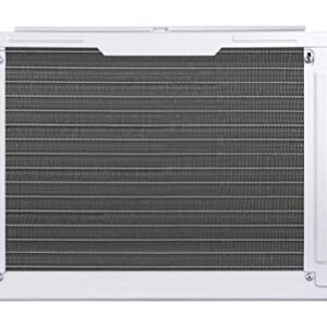 Amazon Basics Window Mounted Air Conditioner with Remote Cools 250 Square Feet, 6000 BTU, White