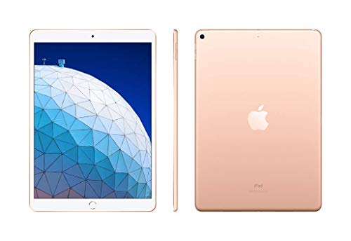 2019 Apple iPad Air (10.5-Inch, Wi-Fi + Cellular, 256GB) - Gold (Renewed)