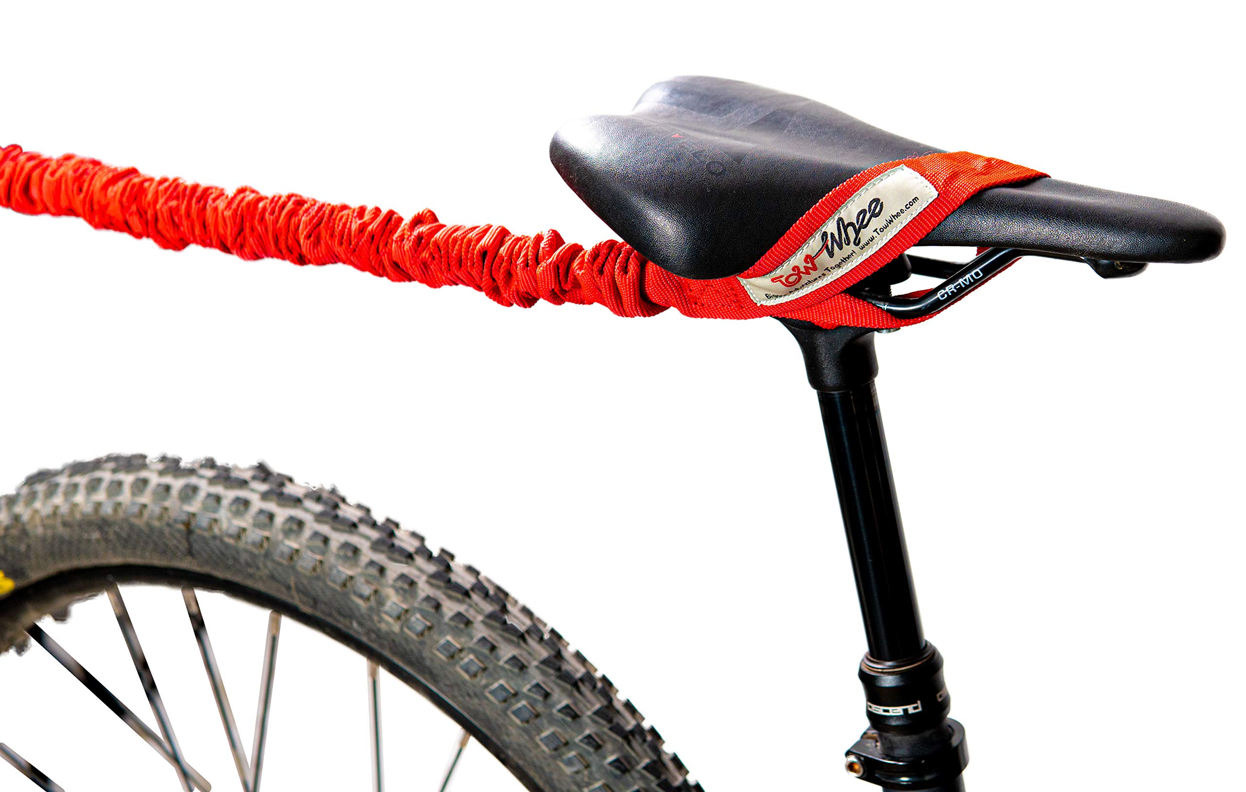 TowWhee - The Original Bike Bungee Tow Rope for Kids | MTB & Cycling Stretch Pull Strap for Riding Further with Your Child | Compatible with Any Bicycle