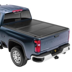 realtruck gator efx hard tri-fold truck bed tonneau cover | gc24019 | fits 2015-2020 ford f-150 (incl. raptor) 5' 7" bed (67.1")