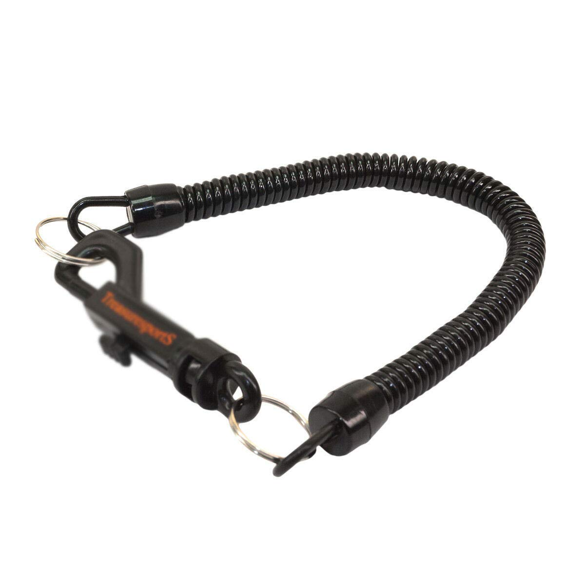 Serious Detecting Black Security Fastener Lanyard for Pinpointer Metal Detector