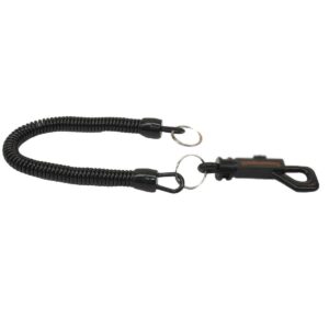 Serious Detecting Black Security Fastener Lanyard for Pinpointer Metal Detector