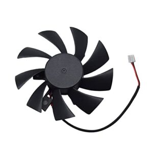 inrobert diy dual bearing 85mm 2pin video card fan replacement for zotac gtx 1050 ti mini graphic card