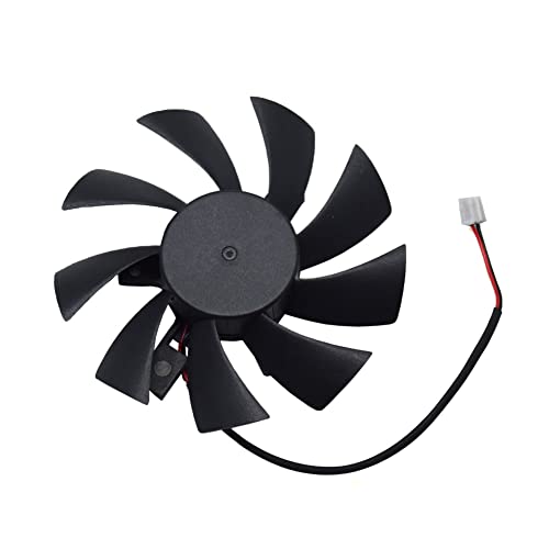 inRobert DIY Dual Bearing 85mm 2pin Video Card Fan Replacement for Zotac GTX 1050 Ti Mini Graphic Card