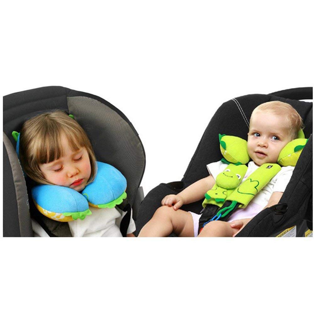 Travel Friend Head and Neck Support Pillow,Infant Comfortable Stroller Head Support Travel Cushion for Car Seat Fit for Baby 6-24Months