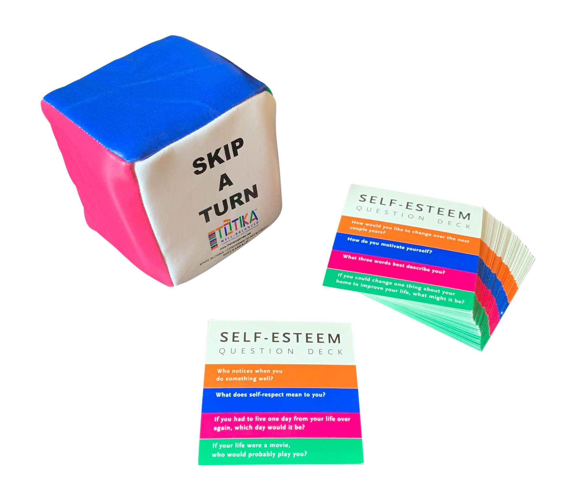 YEHUA! Totika Self Esteem Cards and Totika Cube