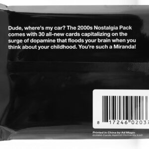 Cards Against Humanity: 2000s Nostalgia Pack • Mini expansion