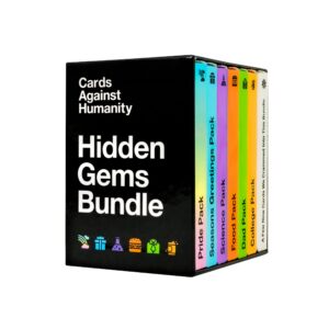 cards against humanity: hidden gems bundle • 6 cool themed packs + 10 all-new cards