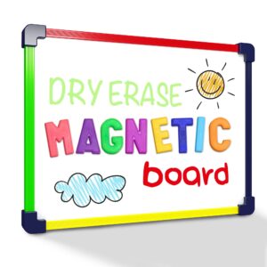 scribbledo magnetic dry erase board for kids whiteboard 9”x12” includes white board for kids writing learning & drawing art educational kids toy