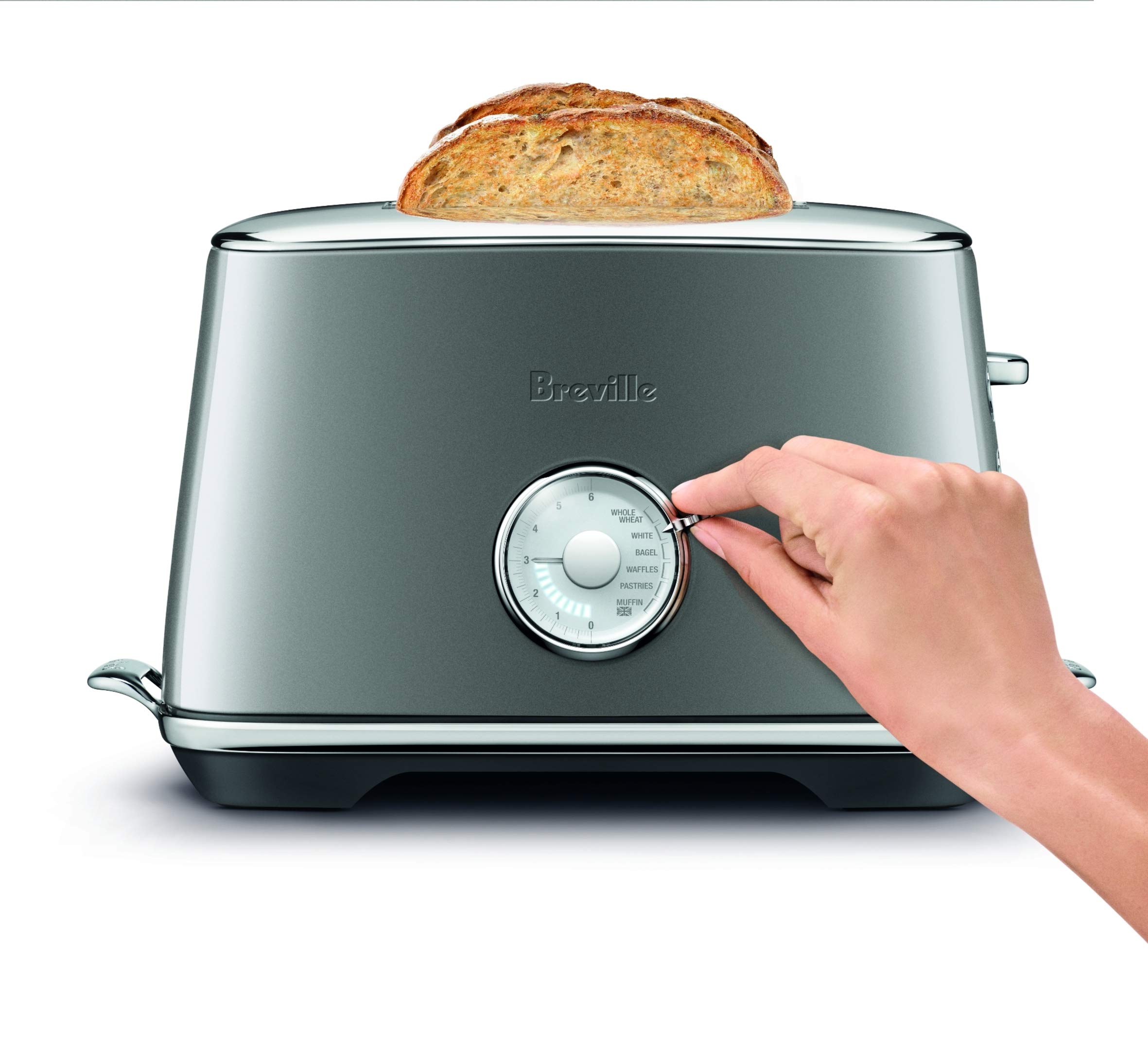 Breville Toaster Select 2 Slice Luxe Smoked Hickory