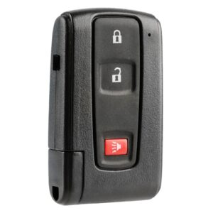 key fob fits 2004-2009 toyota prius non smart keyless entry remote for black logo (mozb21tg)