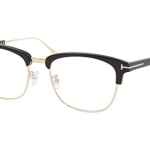 Eyeglasses Tom Ford FT 5590 -F-B 001 Shiny Black, Rose Gold/Blue Block Lenses