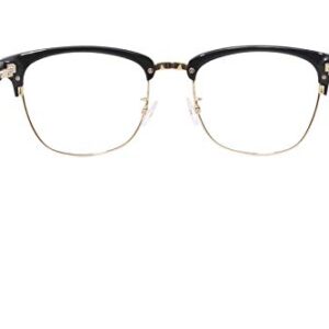 Eyeglasses Tom Ford FT 5590 -F-B 001 Shiny Black, Rose Gold/Blue Block Lenses