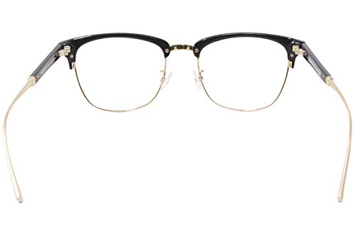 Eyeglasses Tom Ford FT 5590 -F-B 001 Shiny Black, Rose Gold/Blue Block Lenses