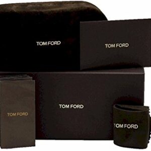 Eyeglasses Tom Ford FT 5590 -F-B 001 Shiny Black, Rose Gold/Blue Block Lenses