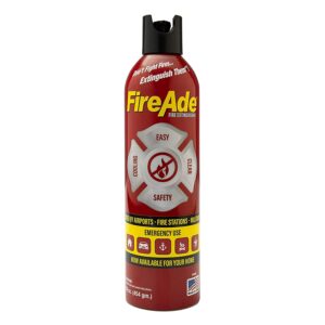 fireade personal firefighting extinguisher foam aerosol for outdoor and indoor use, 16 ounces