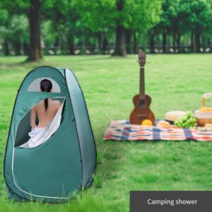 Volowoo Portable Outdoor Pop-up Toilet Dressing Fitting Room Privacy Shelter Tent Army Green