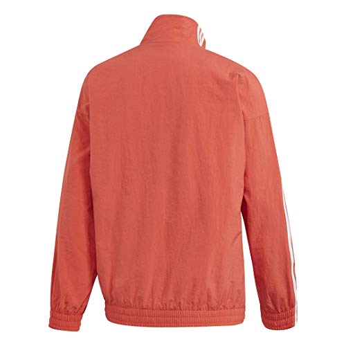 adidas Originals Women's Lock Up Track Top Jacket, Trace Scarlet/White, XS