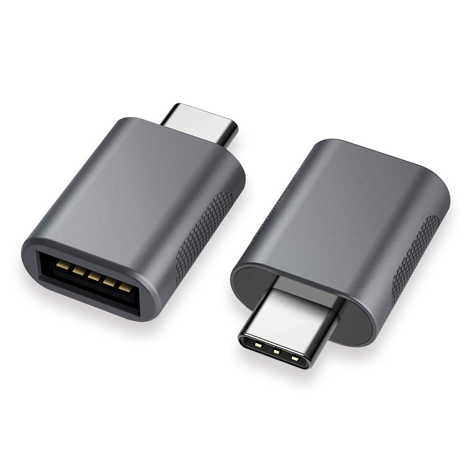 nonda USB C to USB 3.0 Adapter(2 Pack),USB to USB C Adapter,USB Type-C to USB,Thunderbolt 4/3 to USB Female Adapter OTG for MacBook Pro2021,MacBook Air 2020,iPad Pro 2021,More Type-C Devices