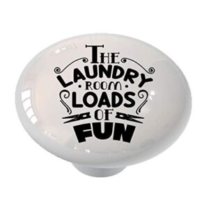 gotham decor loads of fun laundry room drawer/cabinet knob