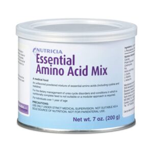 essential amino acid mix amino acid oral supplement, unflavored 7 oz. can powder, 553342 - one can