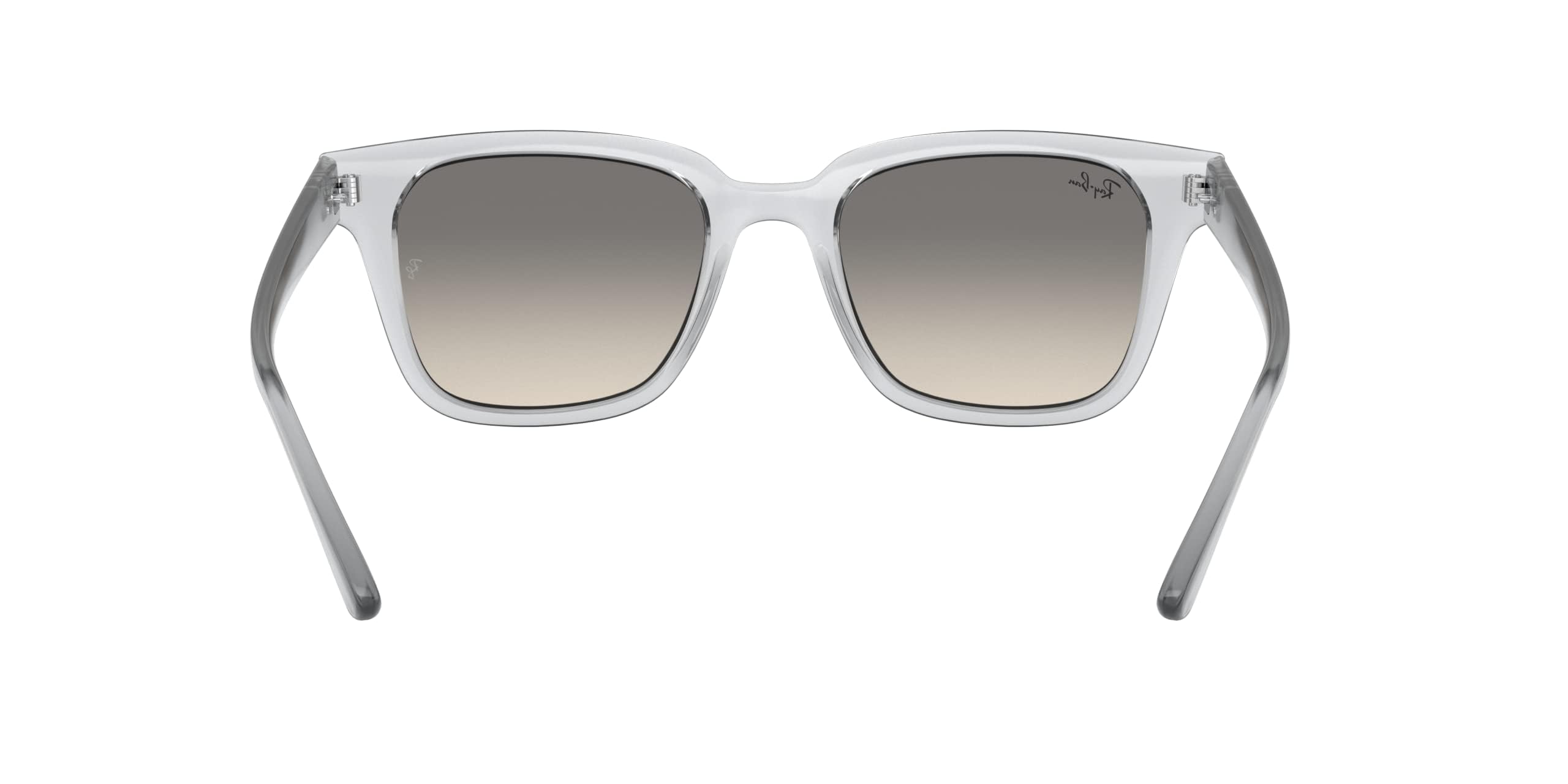 Ray-Ban Rb4323 Square Sunglasses, Transparent/Clear Gradient Grey, 51 mm