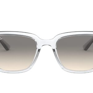 Ray-Ban Rb4323 Square Sunglasses, Transparent/Clear Gradient Grey, 51 mm