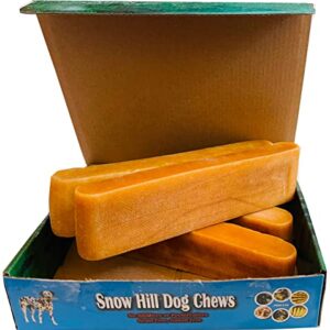 Snow Hill Yak Milk Golden Dog Chews Monster XXL 2 lbs Pack Long Lasting, Oder Gluten GMO Free Protein-Rich Fresh Yaky Cheese Bone Treat Improved Oral Health of Dogs - Himalayas, Nepal (2 lbs)