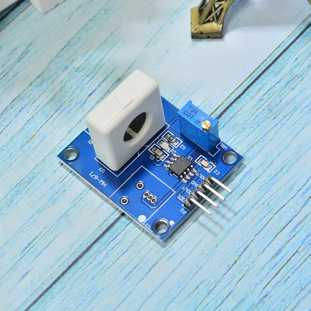 Comimark 1Pcs DC 5V WCS1800 Hall Current Detection Sensor Module 35A with Overcurrent Lamp