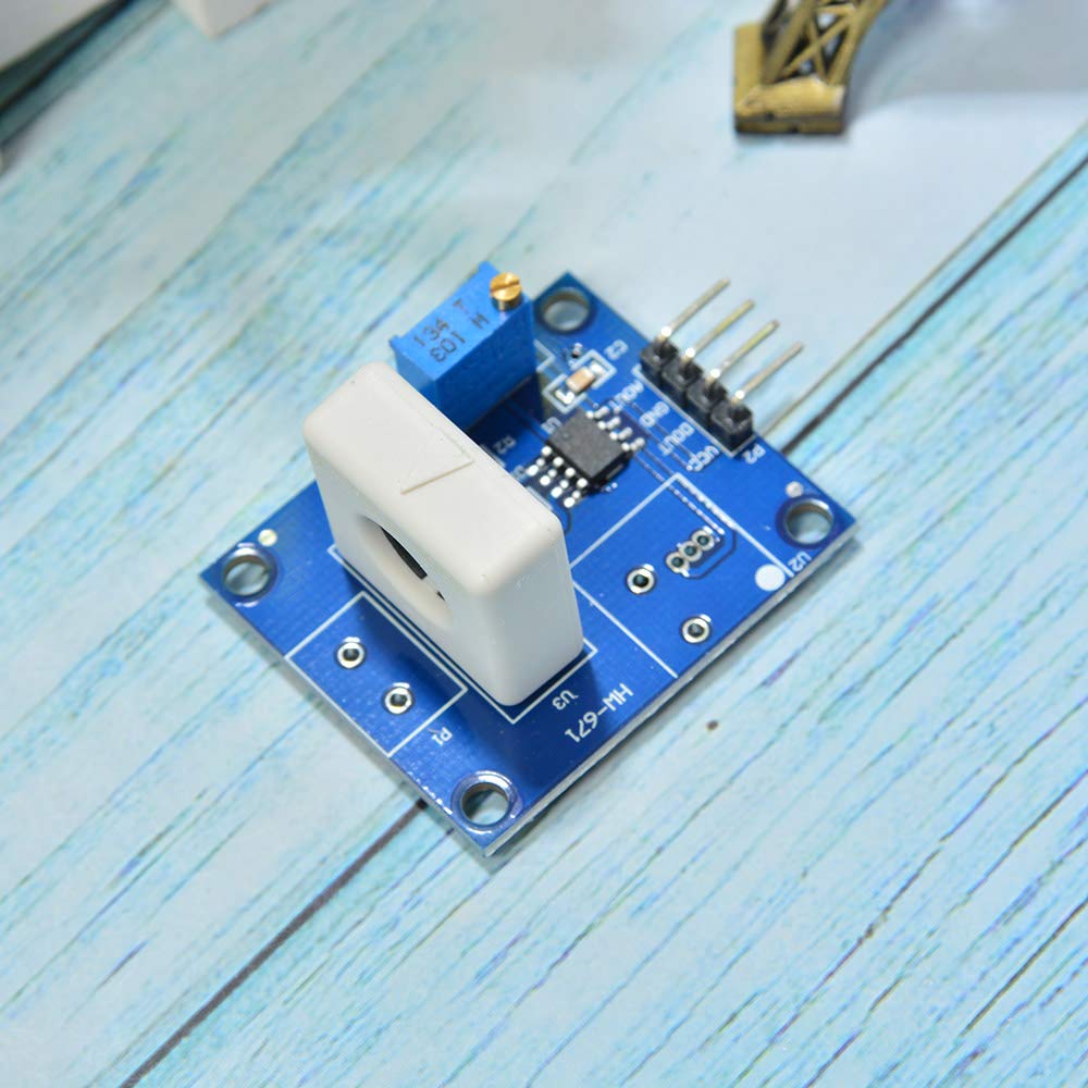 Comimark 1Pcs DC 5V WCS1800 Hall Current Detection Sensor Module 35A with Overcurrent Lamp