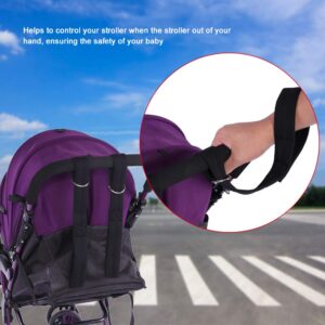 Baby Stroller Safety Wrist Strap, 1Pc Black Safety Belt Wrist Strap Multi Function Stroller Handy Hooks for Baby Stroller Pram