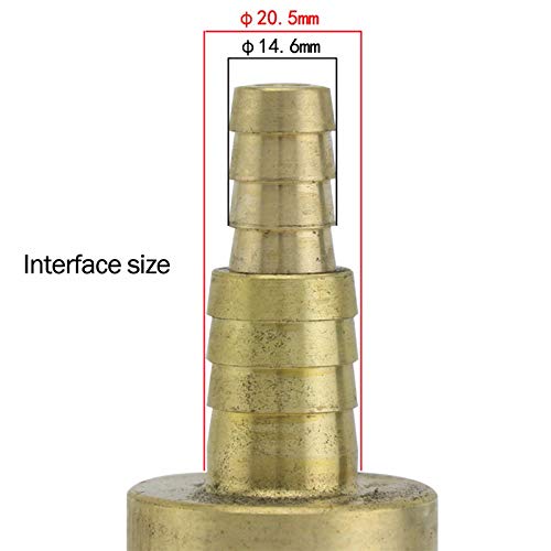 CABINA HOME Brass 3/4'' 5/8'' Hose Water Suction Strainer Pickup Filter for Pressure Washer