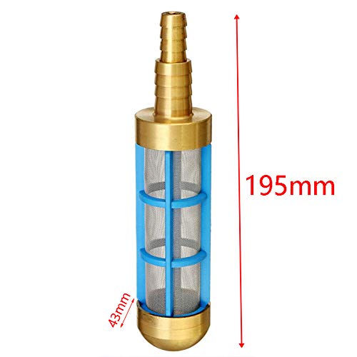 CABINA HOME Brass 3/4'' 5/8'' Hose Water Suction Strainer Pickup Filter for Pressure Washer