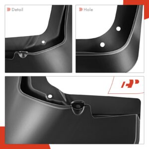 A-Premium Set of 4PCS Mud Flaps Splash Guards Mudguards Mudflaps with Hardware Kits Accessory Compatible with Ford Fusion, 2013-2018, Sedan, Black Color, Front LH RH and Rear LH RH