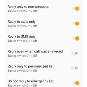 SMS Auto Reply PRO / Autoresponder / “Answering Machine”: auto reply with SMS or MMS to Missed Calls / Incoming Texts / WhatsApp, Facebook, Google Voice, once you would prefer not to be disturbed